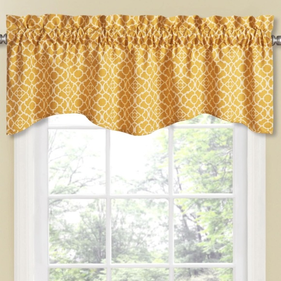 Waverly | Accents | Waverly Lovely Lattice 6in Mimosa Cotton Rod Pocket ...